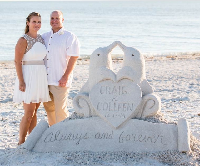Photos, pictures of wedding sand castles and sand sculptures - The Sand ...